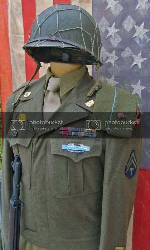 WWII/Korean War - 25th ID, 8th Army uniform display - UNIFORMS - U.S ...