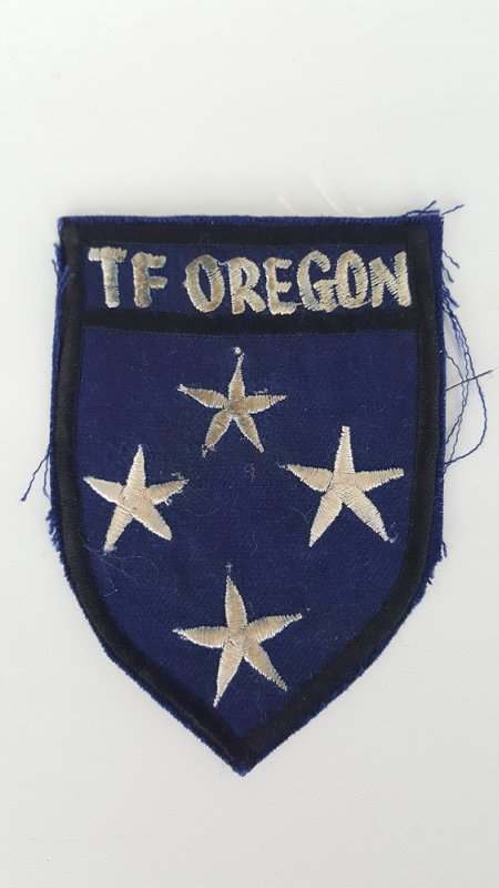 Task Force Oregon patch. Real or fake? - ARMY AND USAAF - U.S ...
