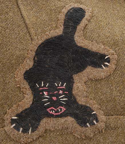 WWI Bullion Tank Patch WWI Rare Black Cat patch? - ARMY AND USAAF - U.S ...