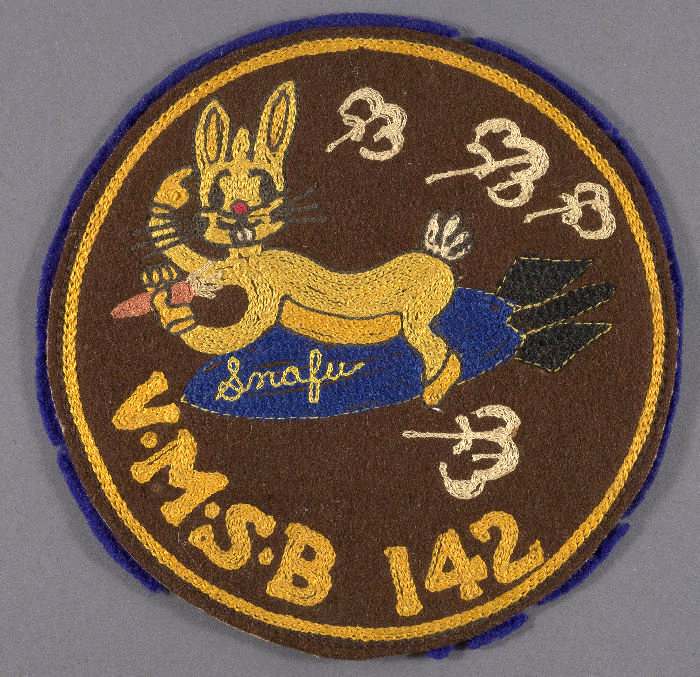 VMSB-142 | "Wild Hares"; "Wide Horses" | Bugs Bunny on 3 patches ...