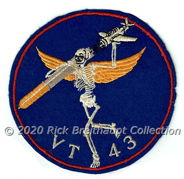 VT-43 | Torpedo Squadron FORTY-THREE - WALIKA'S US NAVY SQUADRON ...