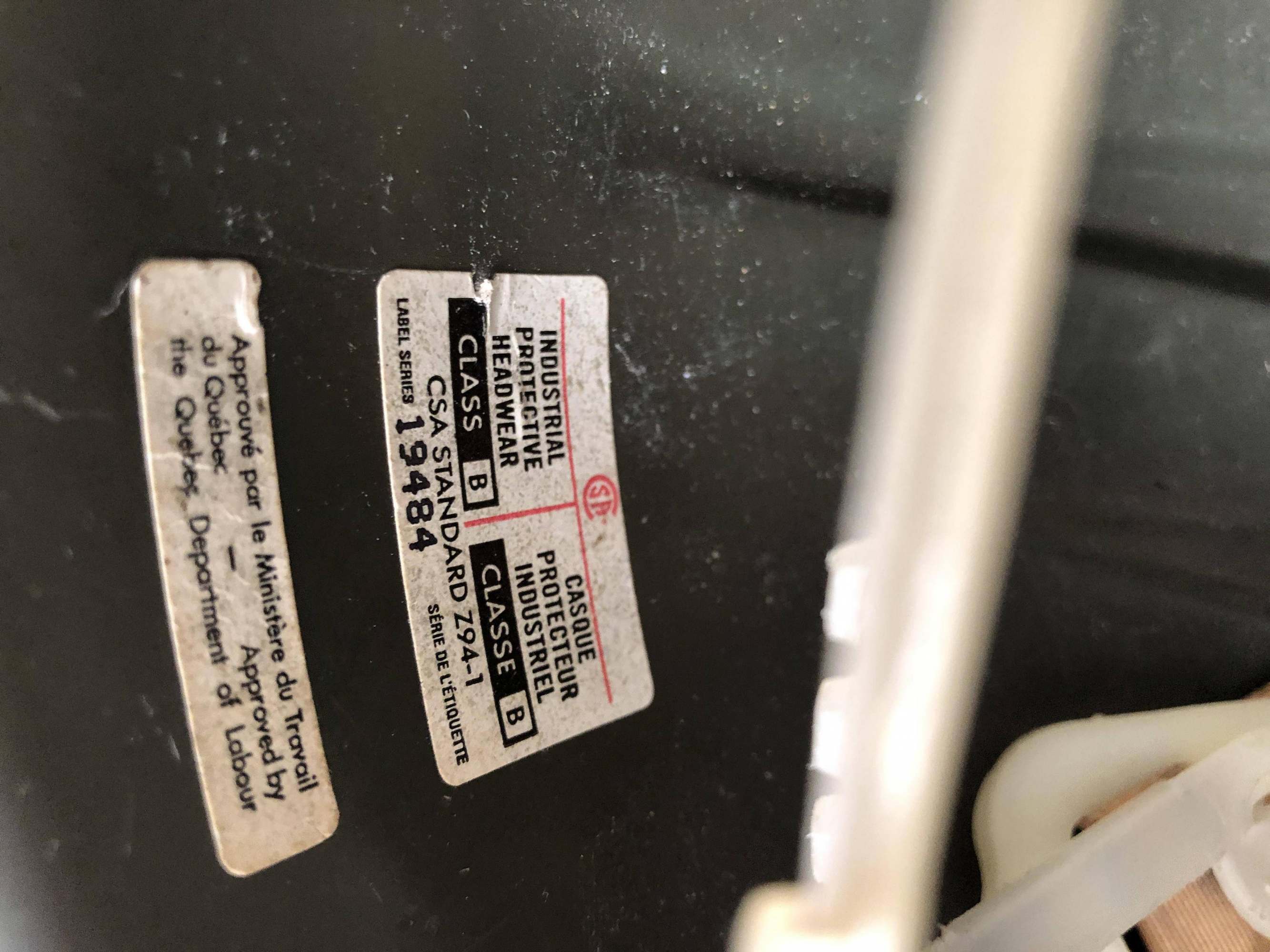 Marked Seabee ACB-1 Gulf War-era hard hat - NAVY & COAST GUARD HELMETS ...