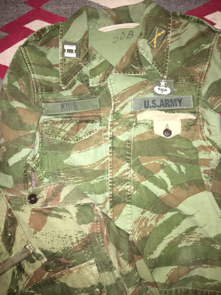 Modified French Lizard Camo TTA Allegee 47/52 Shirt Vietnam ...