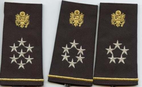 General epaulets (including 5 to 7 stars...) - Identification ...