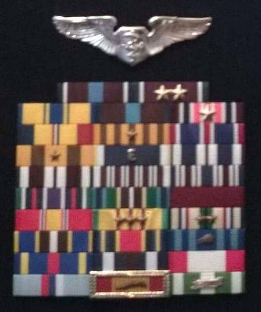 MULTI SERVICE USPHS RIBBON & MEDAL RACKS - MEDALS & DECORATIONS - U.S ...