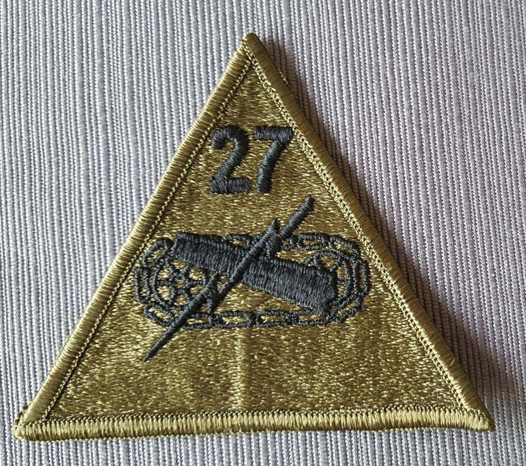 SUBDUDE 27th ARMORED DIVISION PATCH - ARMY AND USAAF - U.S. Militaria Forum