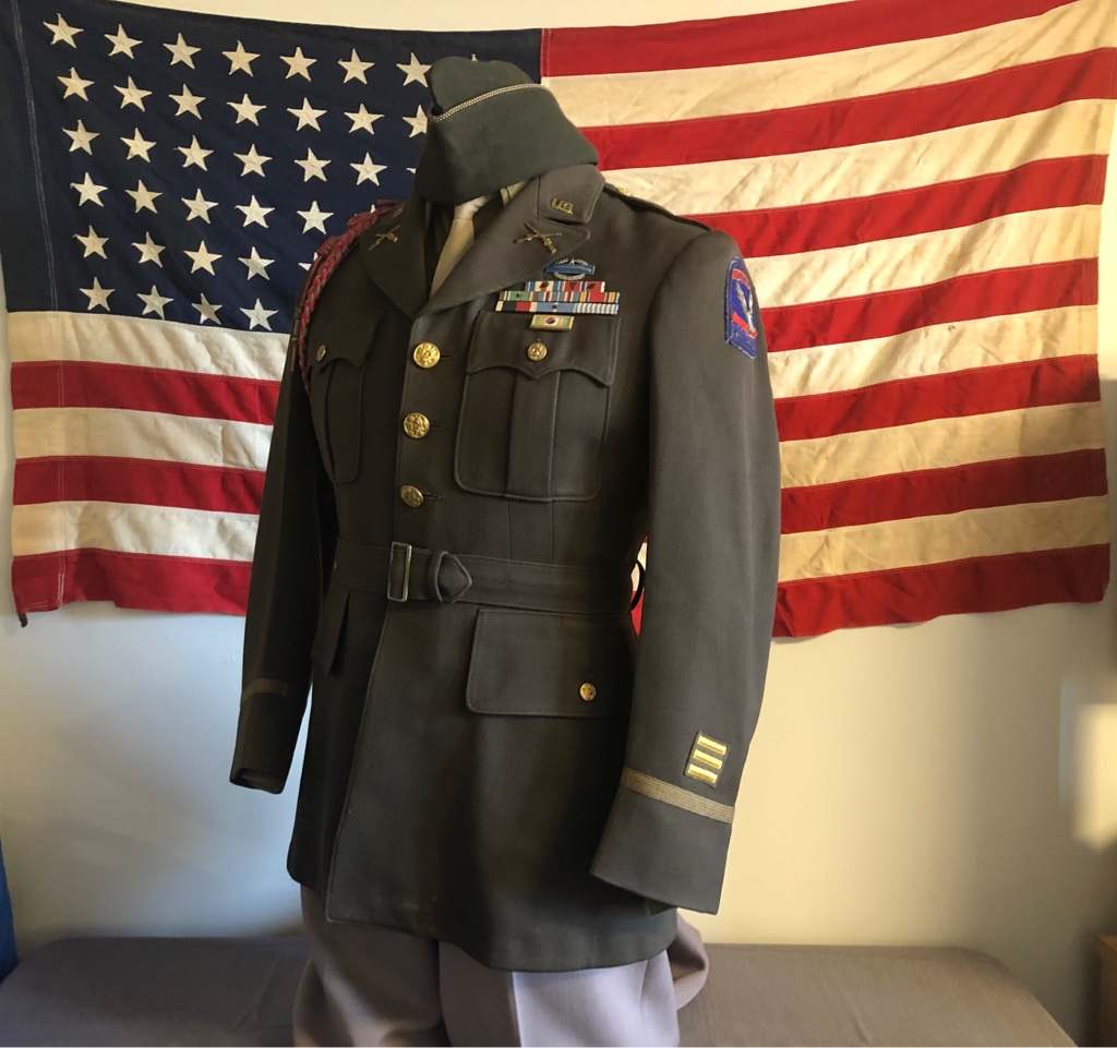 Awesome Goodwill 30th ID Malmedy Artillery Observer Uniform, CIB x2 ...