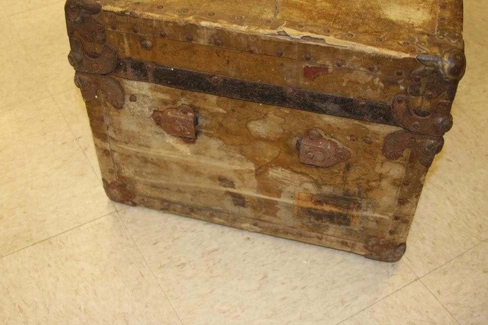 WWI Hand Painted Foot Locker - FIELD & PERSONAL GEAR SECTION - U.S ...