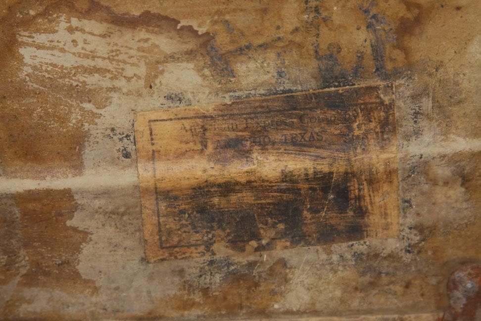 WWI Hand Painted Foot Locker - FIELD & PERSONAL GEAR SECTION - U.S ...