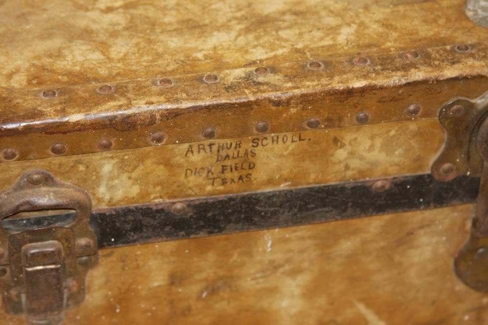 WWI Hand Painted Foot Locker - FIELD & PERSONAL GEAR SECTION - U.S ...