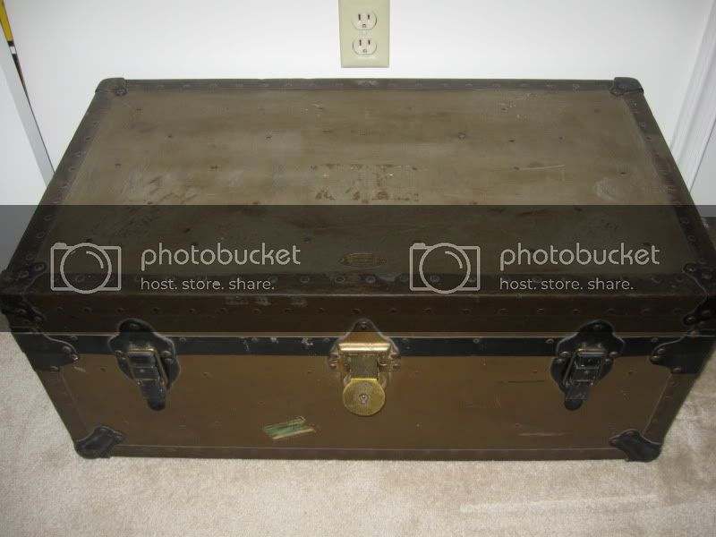 Pre WW II Footlocker - FIELD & PERSONAL GEAR SECTION - U.S. Militaria Forum
