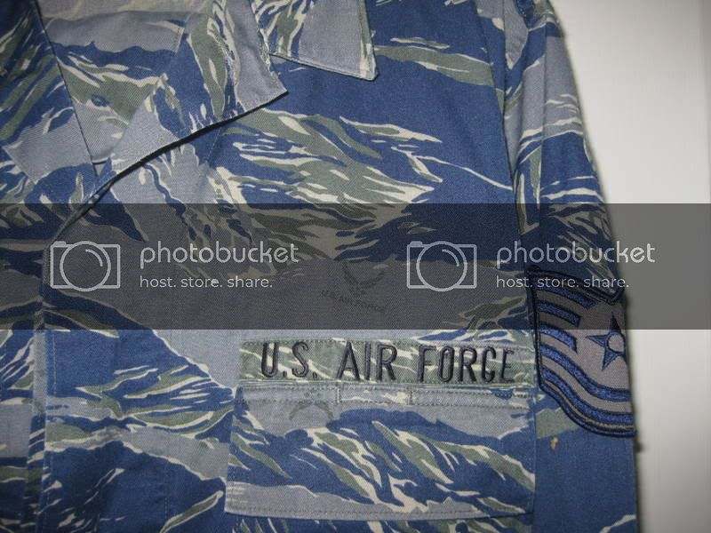 USAF Experimental tiger stripe ABU - CAMOUFLAGE UNIFORMS - U.S ...