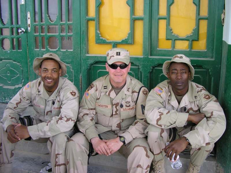 Captain Jeff Wooten, 164th Military Police Company "Grizzlies" grouping ...