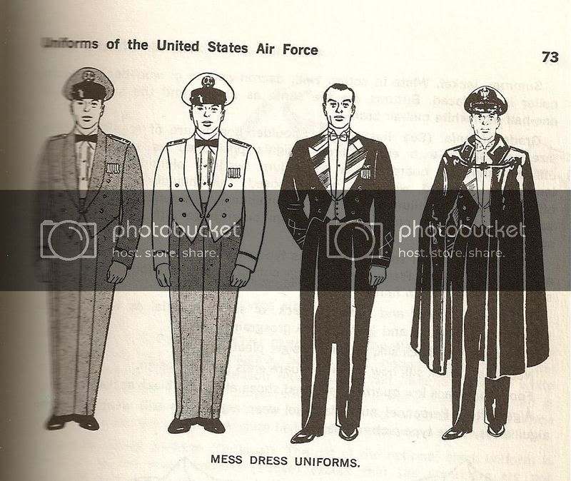 US Air Force Formal Tail Coat & Mess Dress - UNIFORMS - U.S. Militaria ...