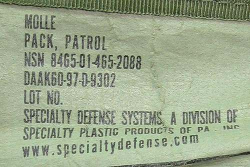 IDing Issue MOLLE gear - FIELD & PERSONAL GEAR SECTION - U.S. Militaria ...