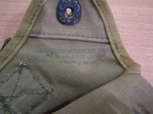 USMC Depot made & marked canteen covers - FIELD & PERSONAL GEAR SECTION ...