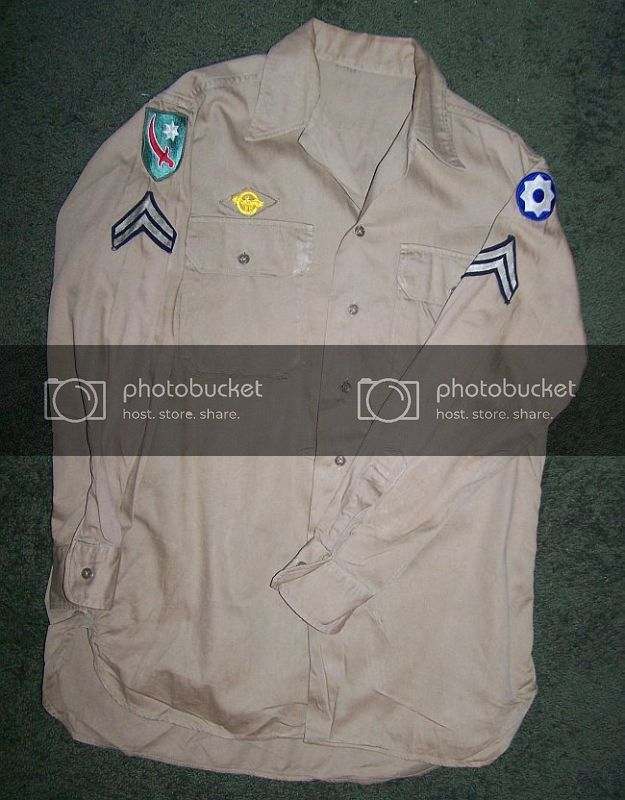 WWII Persian Gulf Command dress shirt - UNIFORMS - U.S. Militaria Forum