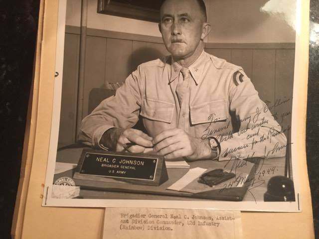 42nd Infantry Division, HQ Guidon, with documentation - BASE/BIVOUAC ...