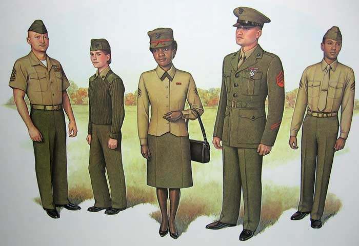 USMC 1983 uniform plates - EPHEMERA, PHOTOGRAPHS & MILITARY ARTWORK - U ...