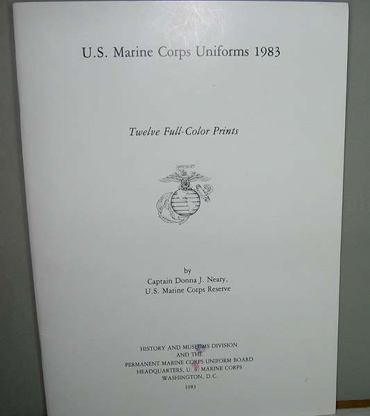 USMC 1983 uniform plates - EPHEMERA, PHOTOGRAPHS & MILITARY ARTWORK - U ...