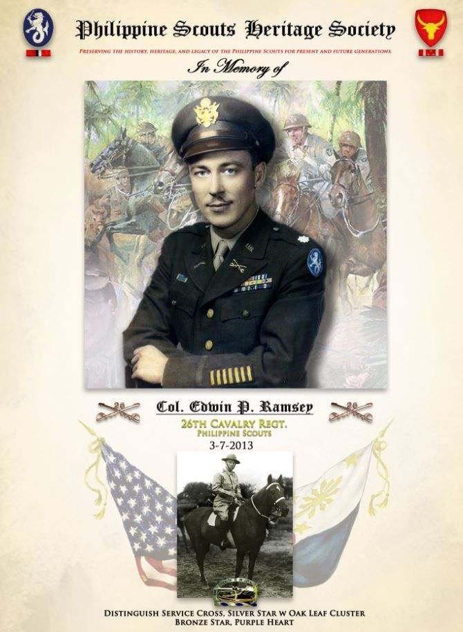 LTC. Edwin P. Ramsey, 26th Cavalry PS - TAPS - U.S. Militaria Forum