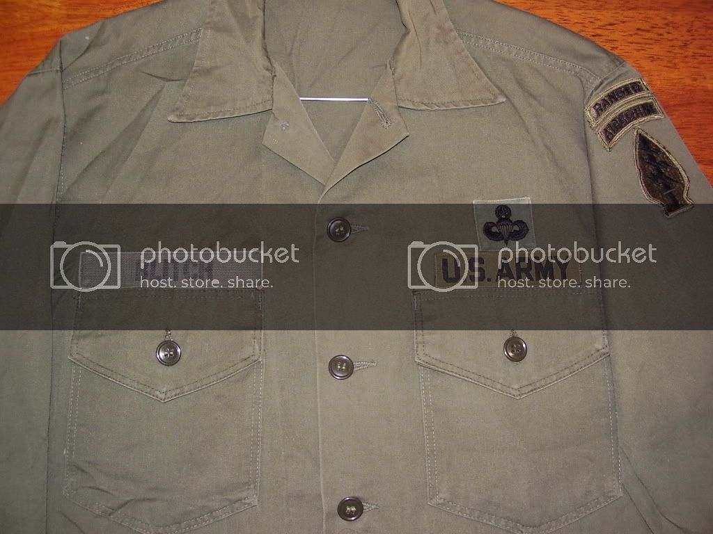 1st Pattern Jungle Fatigue Special Forces Shirt - UNIFORMS - U.S ...