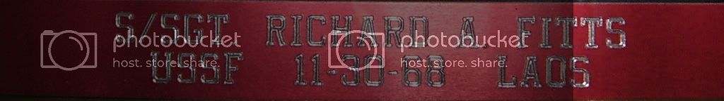 SSG Richard Allen Fitts MACV SOG CCN FOB 1 - GROUPINGS PAGE - U.S ...