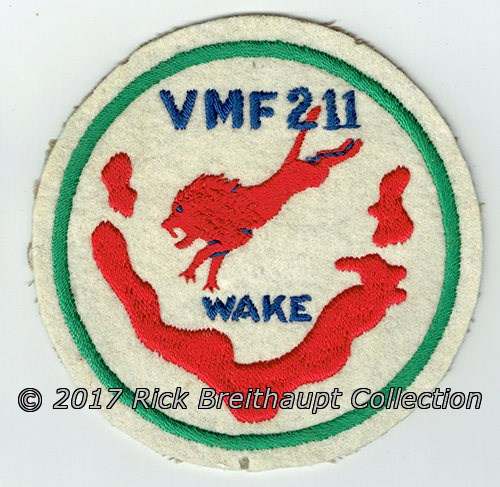 VMF-211 | "Wake Avengers" - WALIKA'S USMC SQUADRON PATCHES - U.S ...