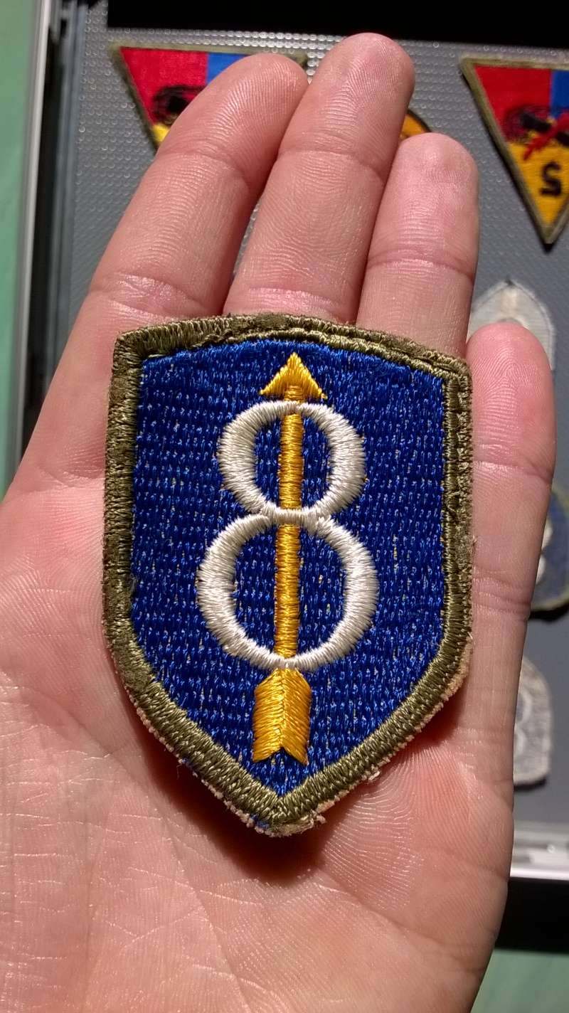 WW2 SSI 8th Infantry Division - ARMY AND USAAF - U.S. Militaria Forum