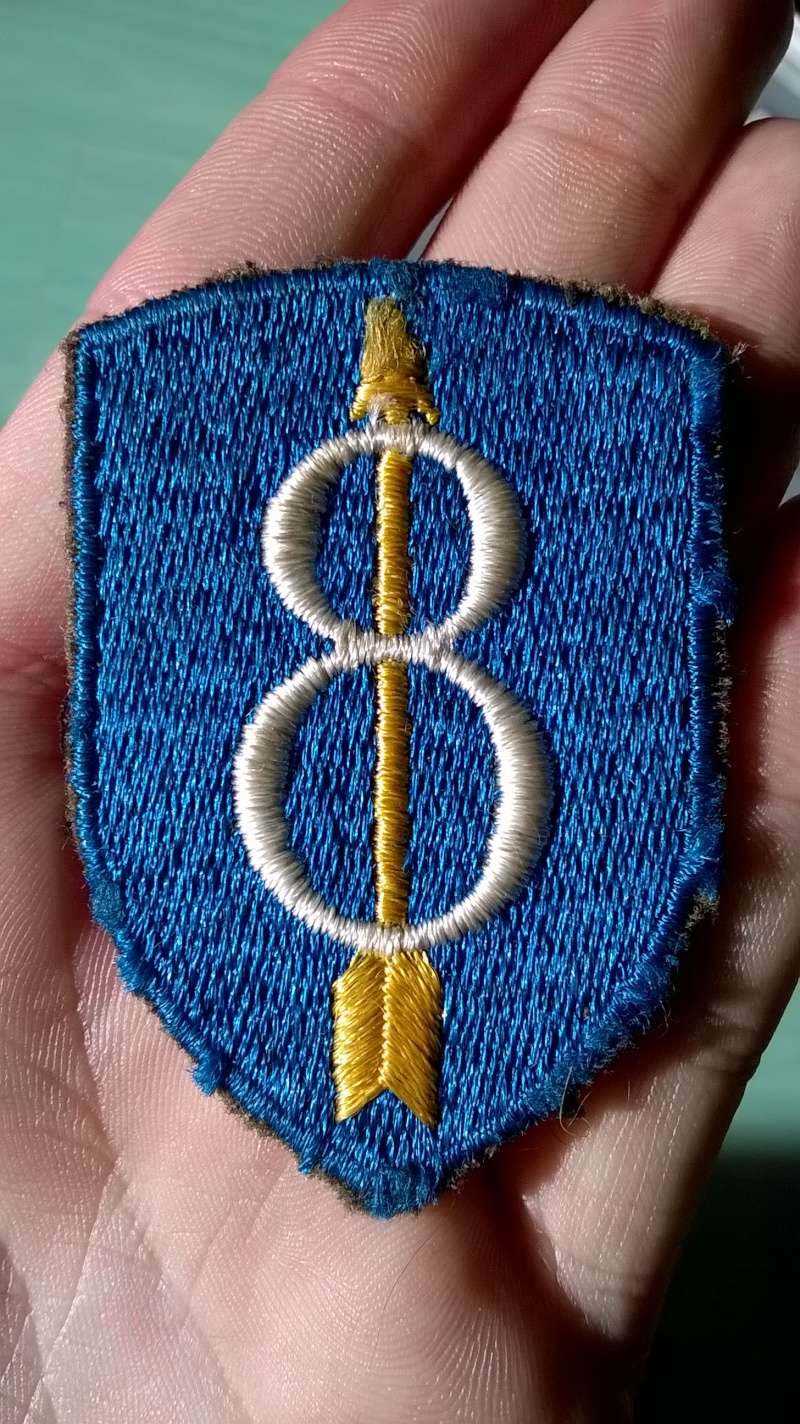 WW2 SSI 8th Infantry Division - ARMY AND USAAF - U.S. Militaria Forum