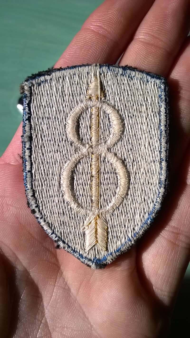 WW2 SSI 8th Infantry Division - ARMY AND USAAF - U.S. Militaria Forum
