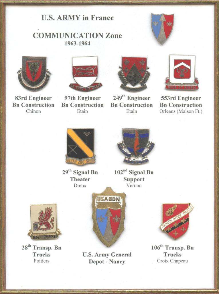 Com Z patches Communication Zone Europe patches - ARMY AND USAAF - U.S ...