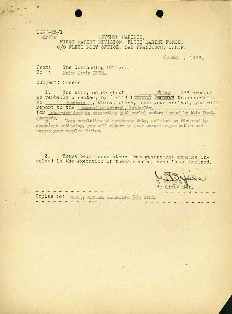 USMC China photos and Paperwork - EPHEMERA, PHOTOGRAPHS & MILITARY ...