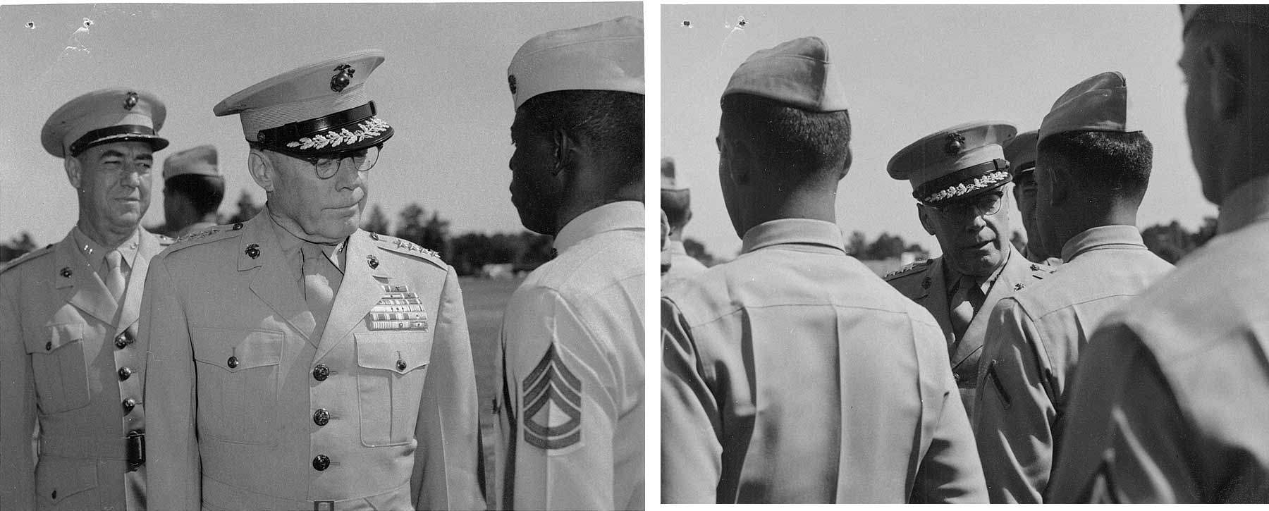USMC Commandant Pate at Camp Lejune - EPHEMERA, PHOTOGRAPHS & MILITARY ...