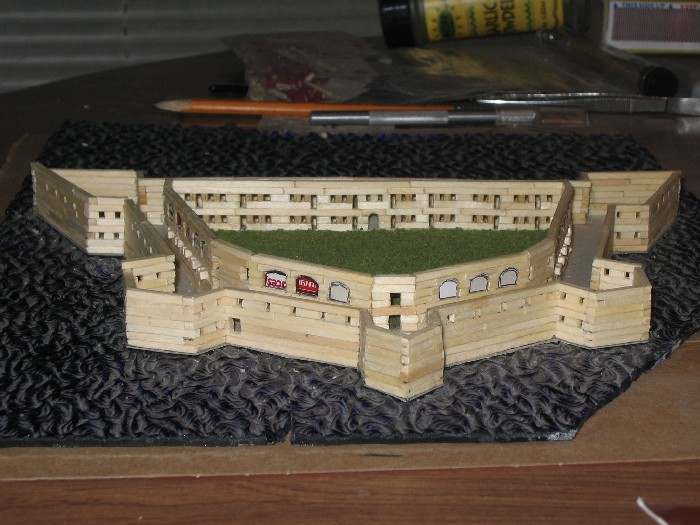 My Scratchbuilt U.S. Fort Montgomery Model - MODELING - U.S. Militaria ...