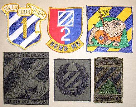 FRISCAN'S U.S. 3rd Infantry Division Patch Collection... - ARMY AND ...