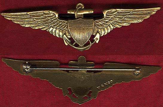 WW2 USN Pilot Wings Tiffany Wing? - WING BADGES - U.S. Militaria Forum