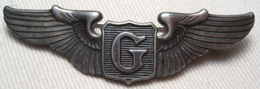 Bell 2 inch Glider Wing - WING BADGES - U.S. Militaria Forum