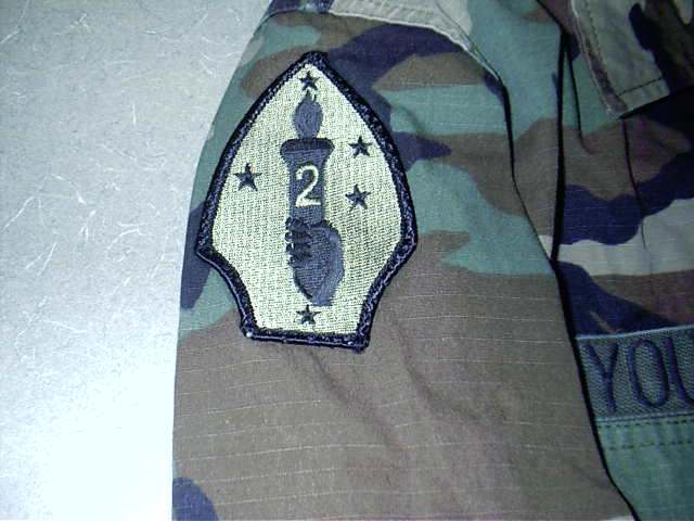 88th ARCOM and 2nd MarDiv patched BDU top - UNIFORMS - U.S. Militaria Forum