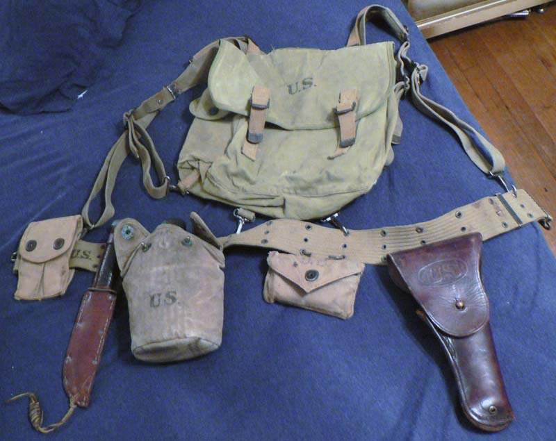 NEW WW2 WEB GEAR SET - FIELD & PERSONAL GEAR SECTION - U.S. Militaria Forum