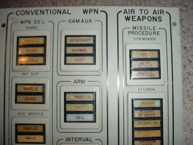 Weapons Panel - Any idea what aircraft this is from? - MILITARY ...
