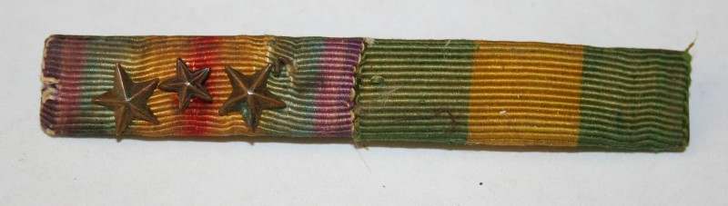 Mexican border service and WWI victory ribbon bar - RIBBON BARS - U.S ...