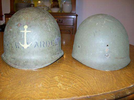 D-Day Medic Helmet from LST-317 - M-1; M-1C & M-2 HELMETS - U.S ...