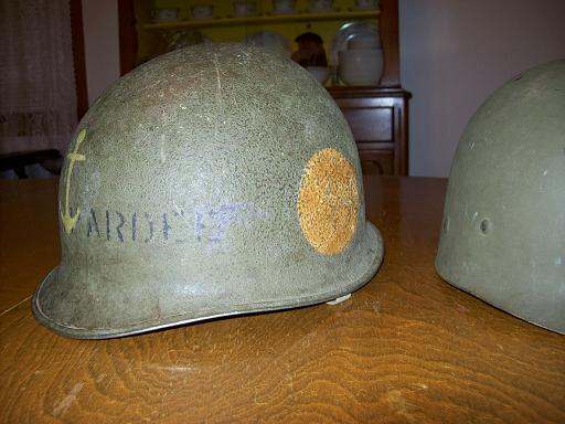 D-Day Medic Helmet from LST-317 - M-1; M-1C & M-2 HELMETS - U.S ...