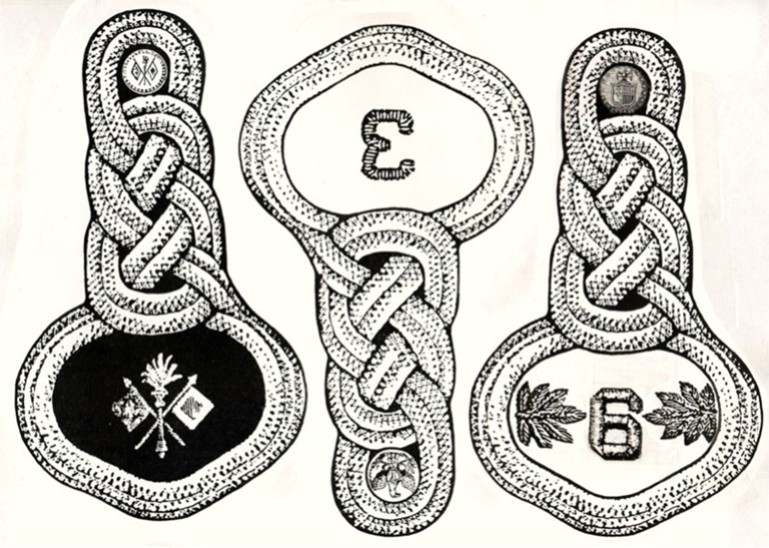1872-1903 Army Officer's Shoulder Knots - ARMY (INCLUDING USAAC/AAF ...