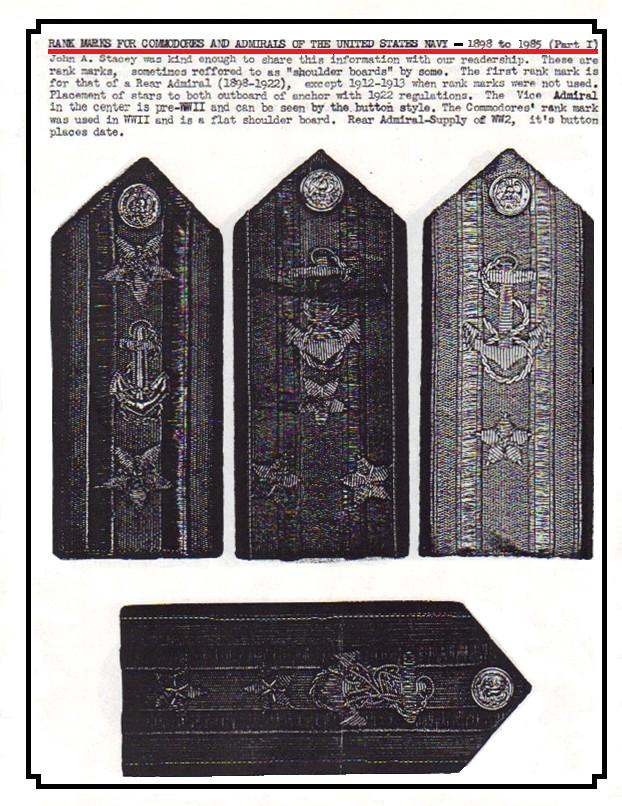 1898-1946 Naval Rank Marks (Shoulder Boards) - Page 2 - NAVY, COAST ...