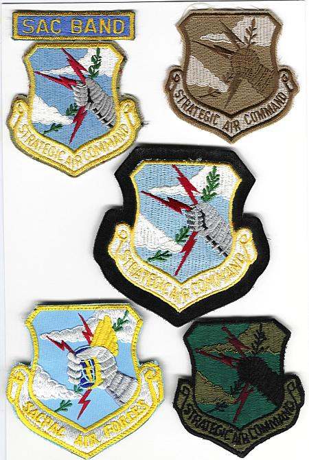 My SAC command patches - AIR FORCE (USAAF IS WITH ARMY) - U.S ...