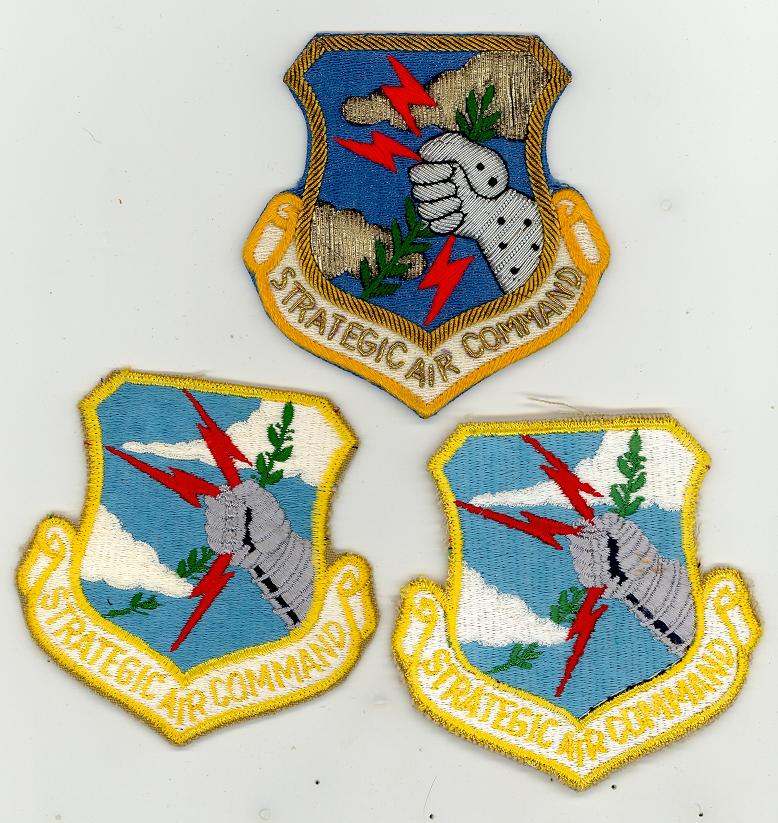 My SAC command patches - AIR FORCE (USAAF IS WITH ARMY) - U.S ...