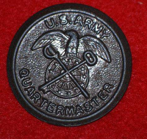 US Army Quartermaster Pin - HOMEFRONT & THE WAR EFFORT - U.S. Militaria ...