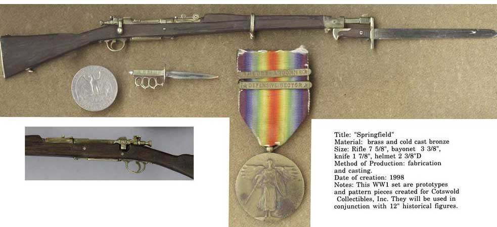 1/6 scale "GI Joe" Prototype Springfield rifle/bayonet - MODELING - U.S ...